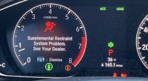 How To Reset Supplemental Restraint System Warning Light?