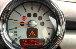 Mini Cooper Yellow Triangle Warning Light Symbols [Fixed]