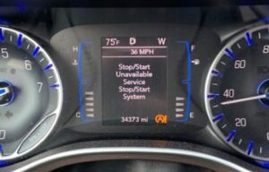 Chrysler Pacifica Auto Start Stop Warning Light [Solved]