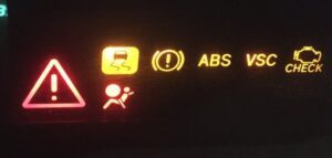Why is the Toyota Prius Master Warning Light on?