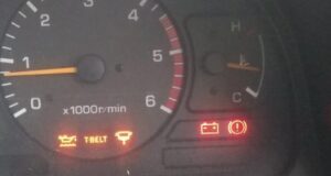 Dashboard Timing Belt Warning Light On