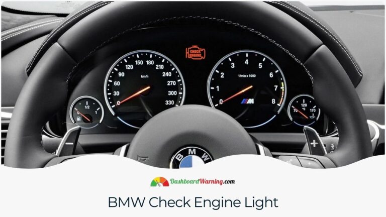 BMW Dashboard Warning Lights, Symbols and Meanings