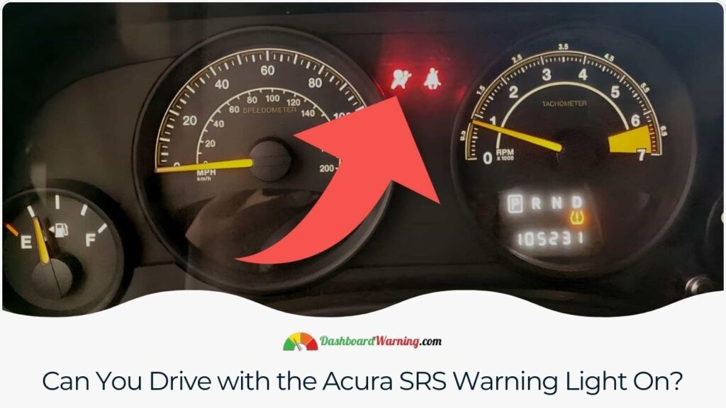 Acura SRS Warning Light - Supplemental Restraint System