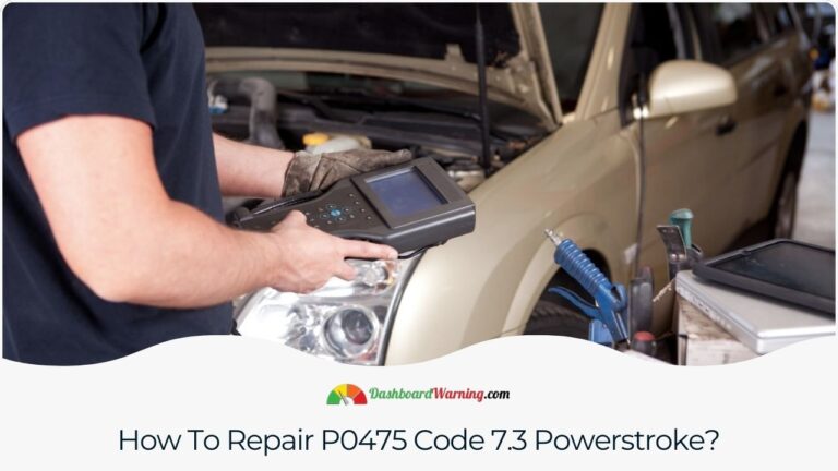 P0475 Code 7.3 Powerstroke: Exhaust Pressure Control Valve A