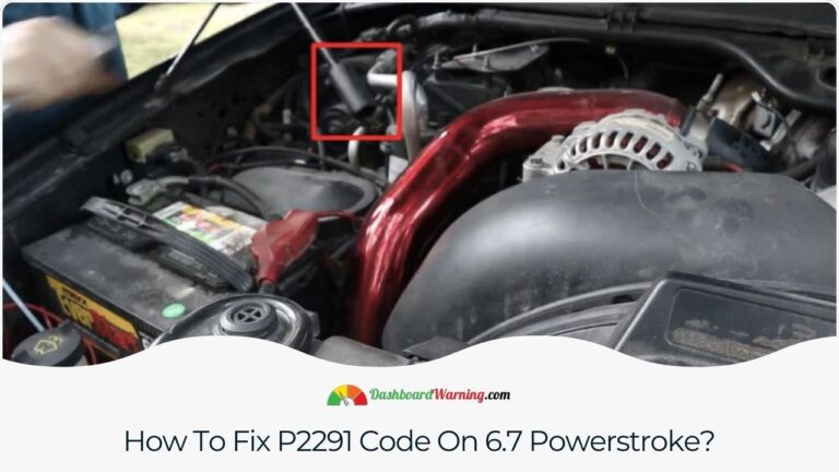 P2291 6.7 Powerstroke Solutions Guide - How To Fix It?