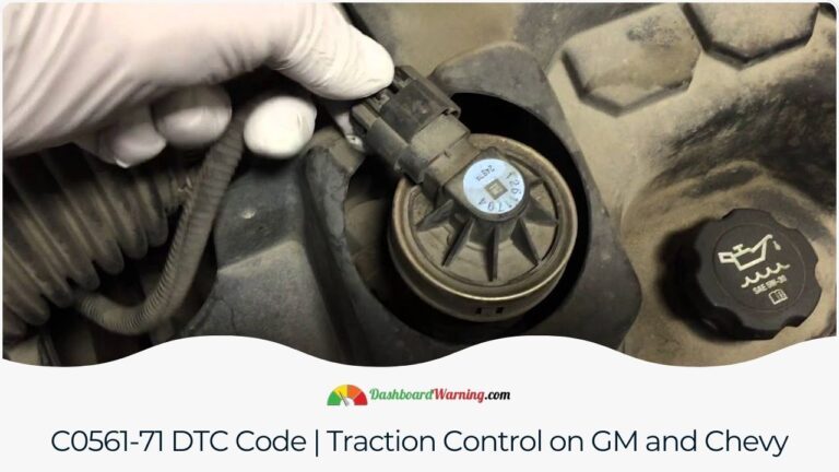 DTC C0561-71 Traction Control Code on GM and Chevy [Solved]