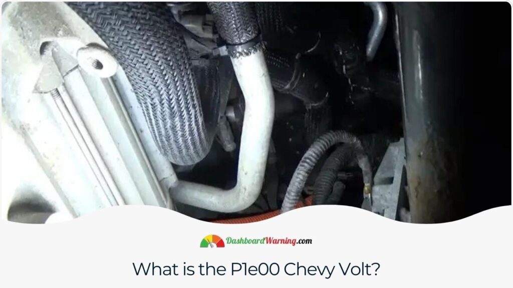 P1e00 Chevy Volt Code | What's It Mean? [Causes and Fix]